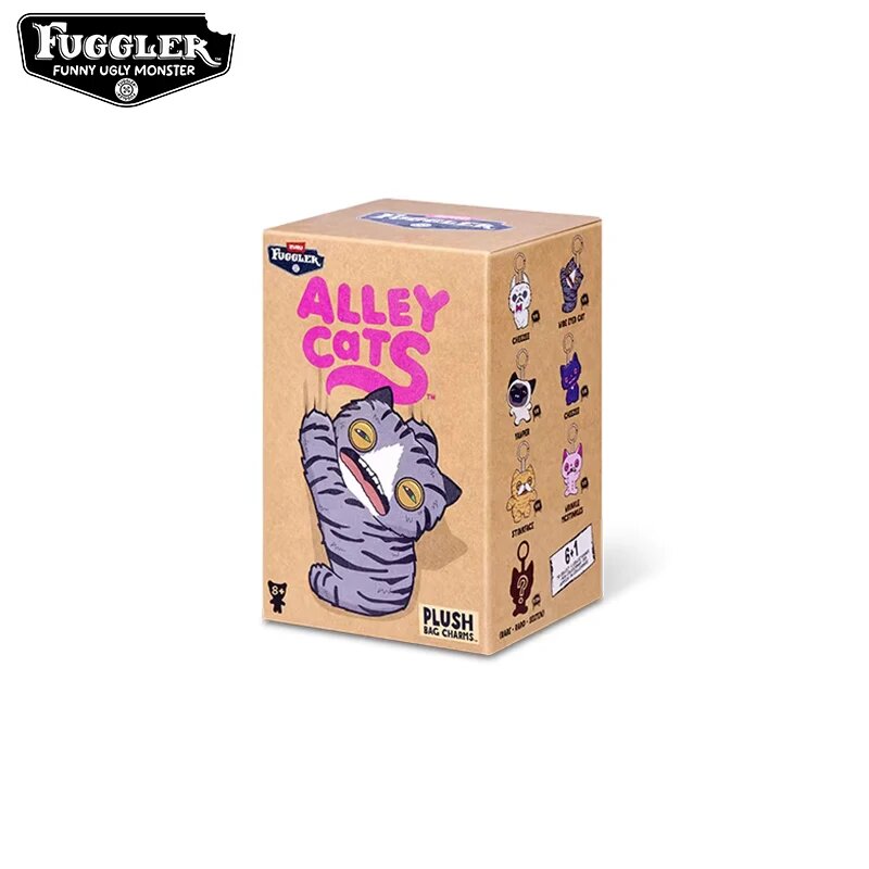Плюшевый брелок Fuggler Alley Cats, цвет ALLEY CAT-1PC
