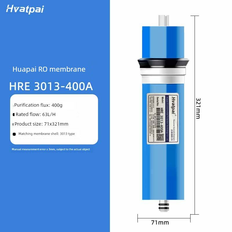 Мембранный фильтр обратного осмоса HRE 3013-400A 400GPD для бытового кухонного очистителя воды, сменная часть
