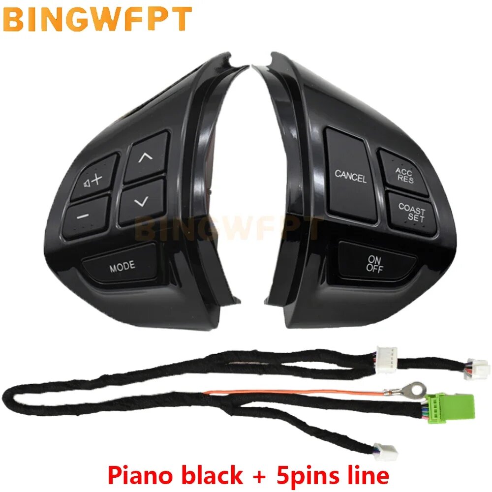 Кнопка руля ASX-Piano black 5Pin для MITSUBISHI LANCER OUTLANDER