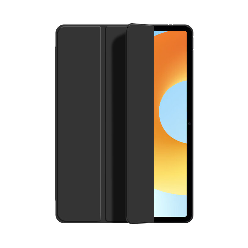 Huawei MatePad 11,5 дюйма 2024 Чехол BTK/BTKR-W00 из жидкого силикона, черный, устойчивый к загрязнениям, в комплекте