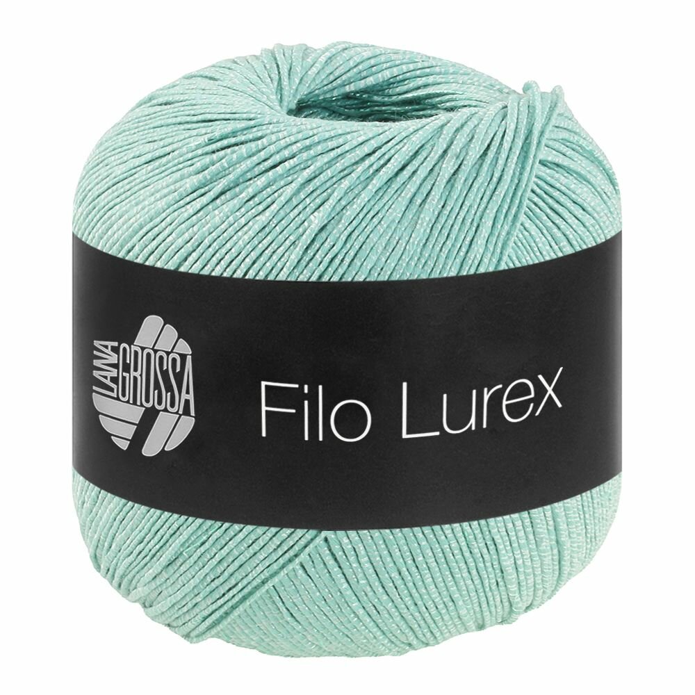 Пряжа для вязания Lana Grossa Filo Lurex (11 T rkis) 3 мотка по 50 г/145 м