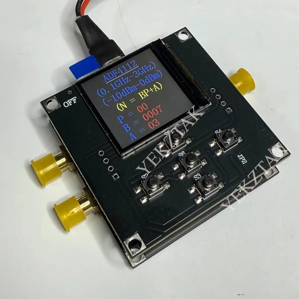 ADF4112 делитель частоты, 0.1GHz-3GHz, STM32