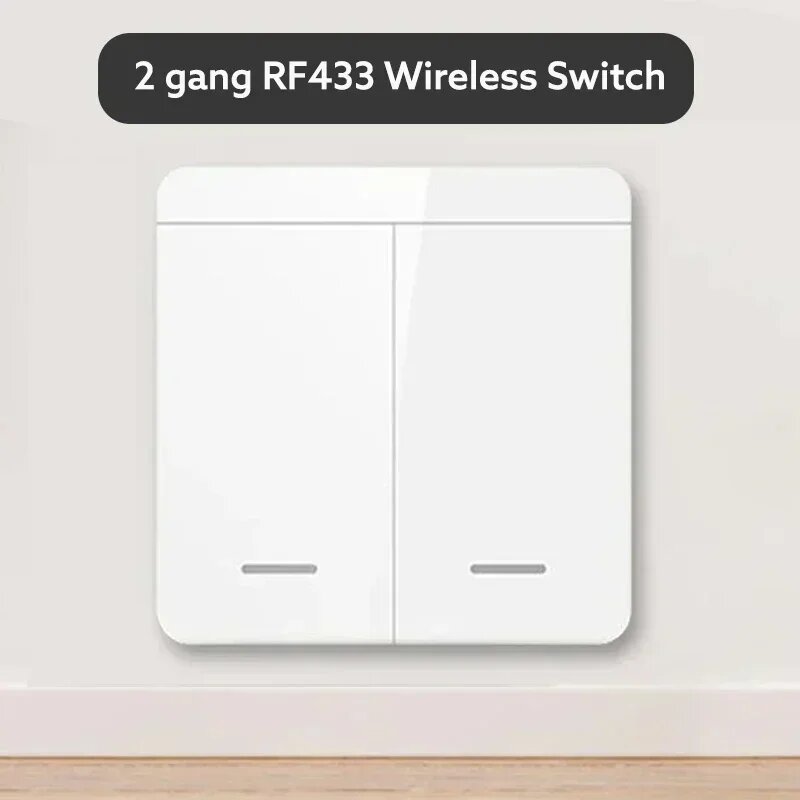 Беспроводной выключатель 2 gang RF433