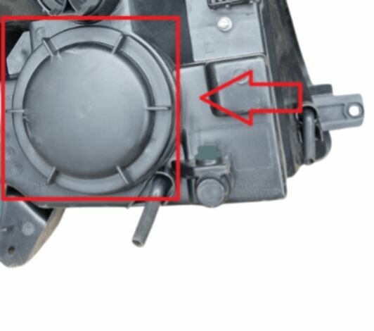 Крышка фары Peugeot Partner 2002 2008 (6203. F1) - защитная заглушка корпуса фары функциональный элемент