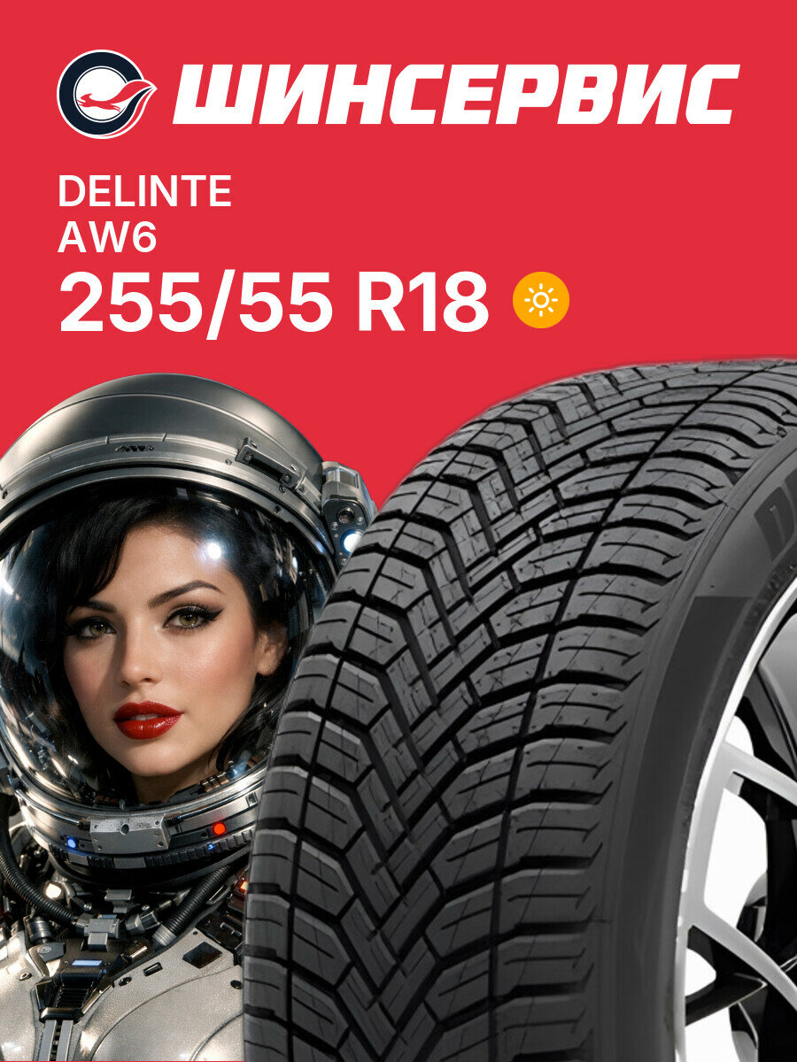Летняя шина Delinte AW6 255/55 R18 109V, летняя автомобильная резина