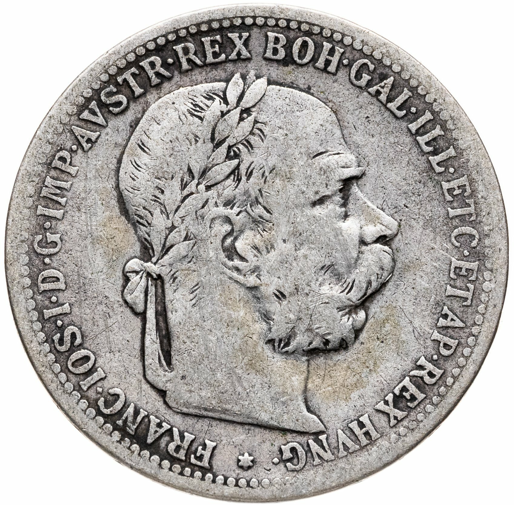 Австрия 1 крона crown 1894, Серебро 835, в сохранности F-VF