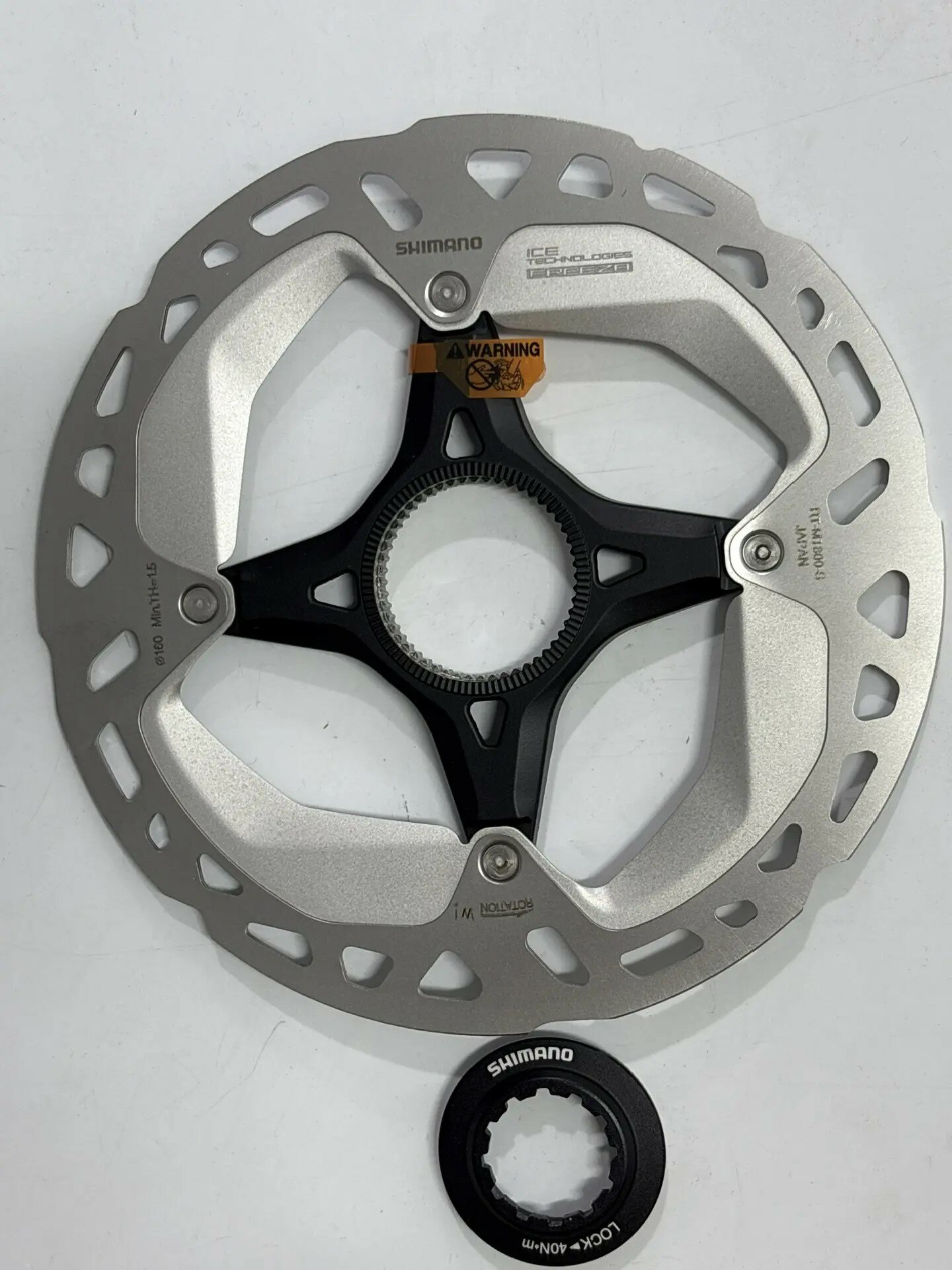 Тормозной диск Shimano CL MT800 ротор, диаметр 160мм, Center Lock