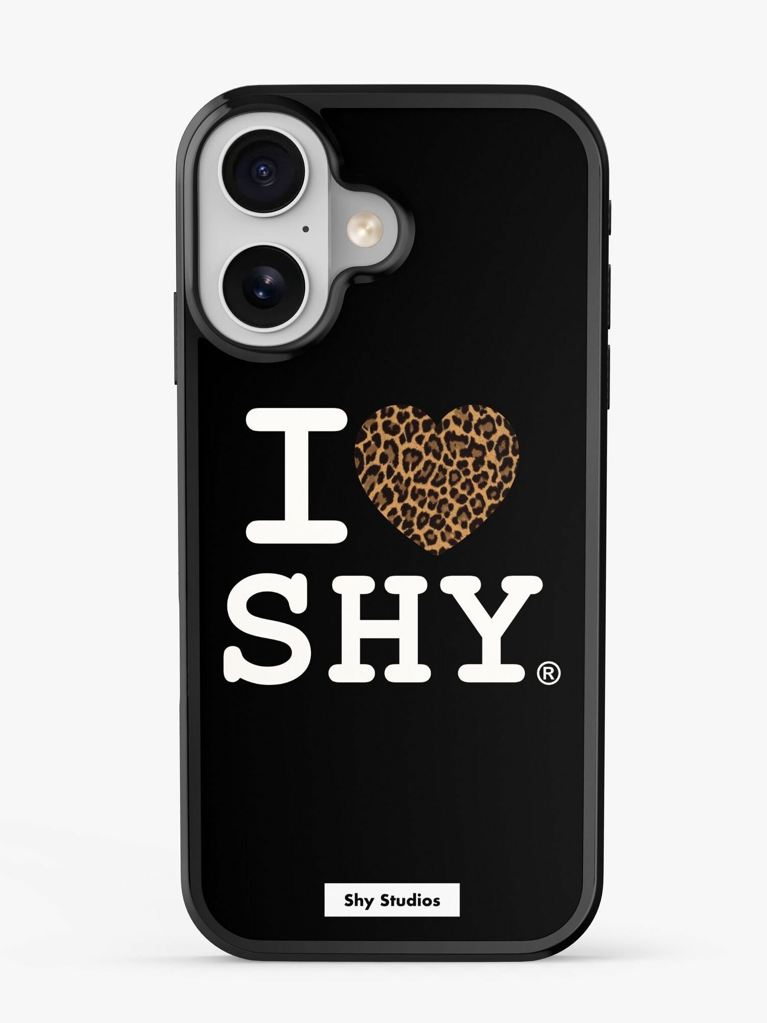Чехол на iPhone 17 от Shy Studios - I Love Shy Leo Black