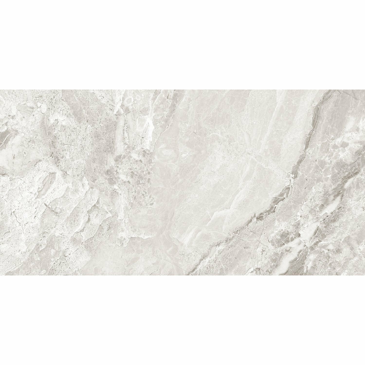 Керамогранит Azario Opera Grey глянцевый 60х120 см для пола и стен толщина 9 мм