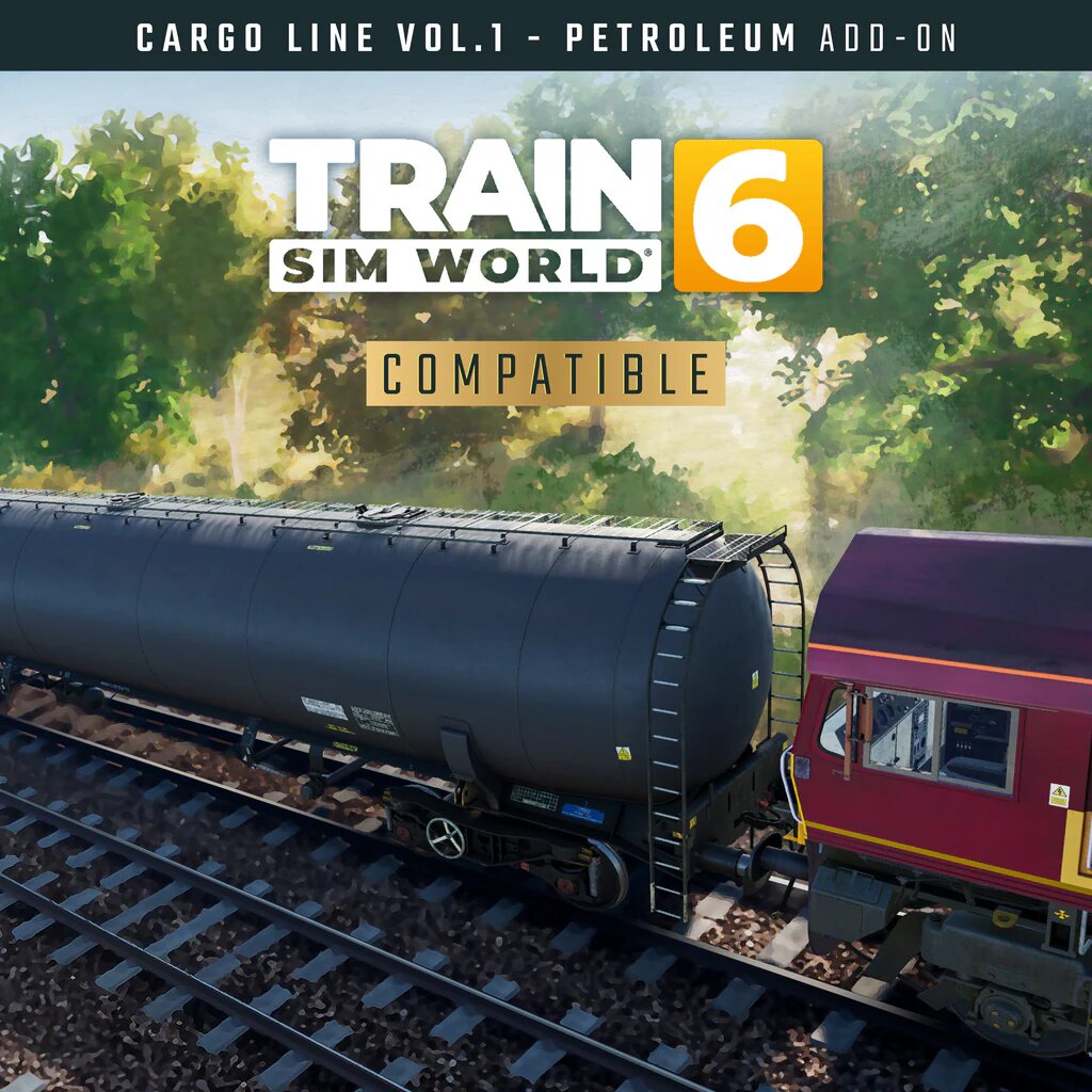 Дополнение Train Sim World 6: Cargo Line Vol 1 - Petroleum, цифровое издание PlayStation 4 и PlayStation 5, регион Индия / код пополнения баланса