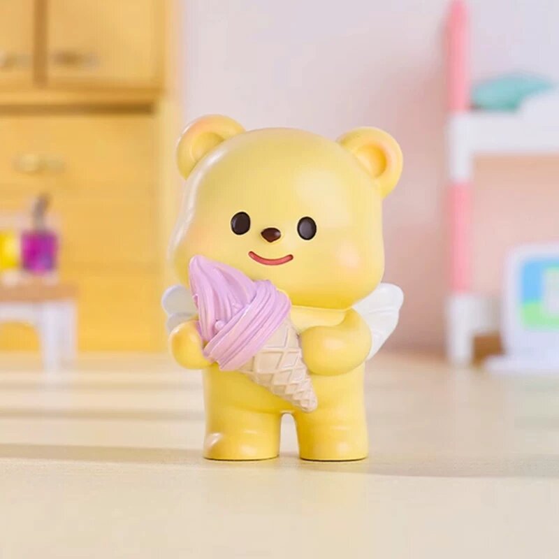 Кукла-сюрприз Cream Butter Bear, украшение для торта, подарок на день рождения, новая модель 2025 года, фигурка для