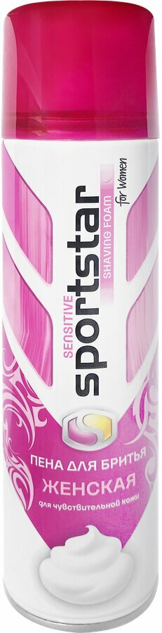 Пена для бритья женская SPORTSTAR Sensitive для чувствительной кожи