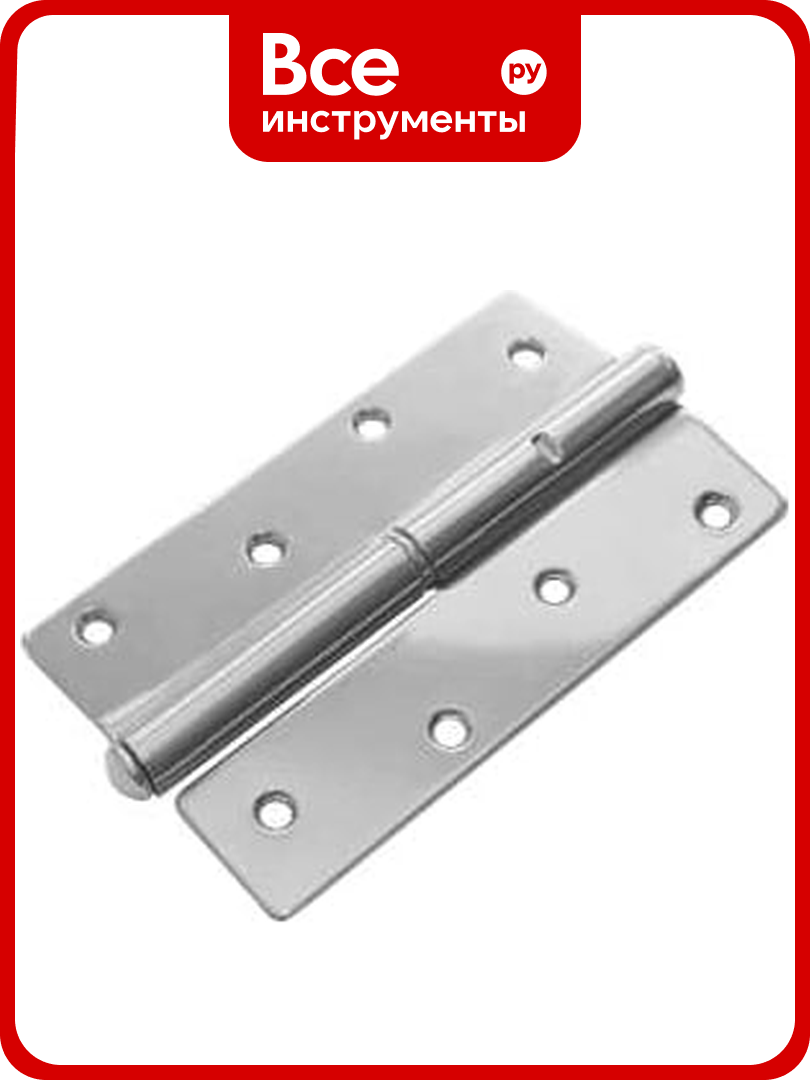 Петля DOMART ПН-120 с простым запятником, левая хром 4607111623201