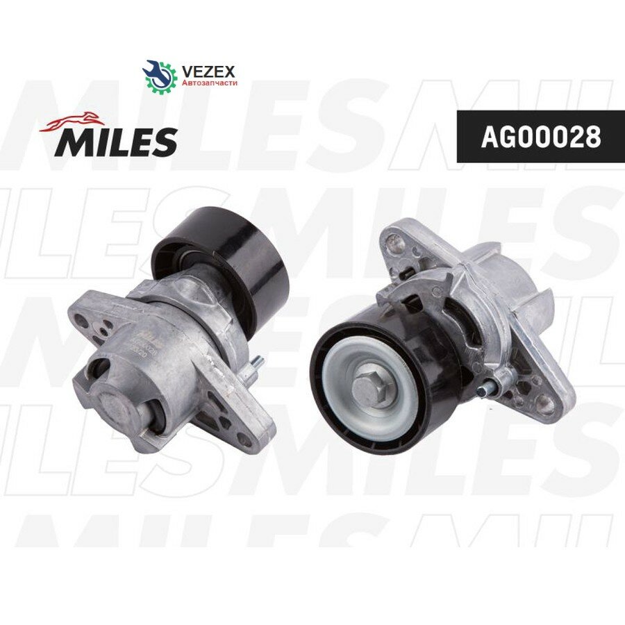 MILES AG00028 Натяжитель ремня приводного с кондиционера RENAULT LOGAN/MEGANE 1.5DCi/1.6 16v AG00028