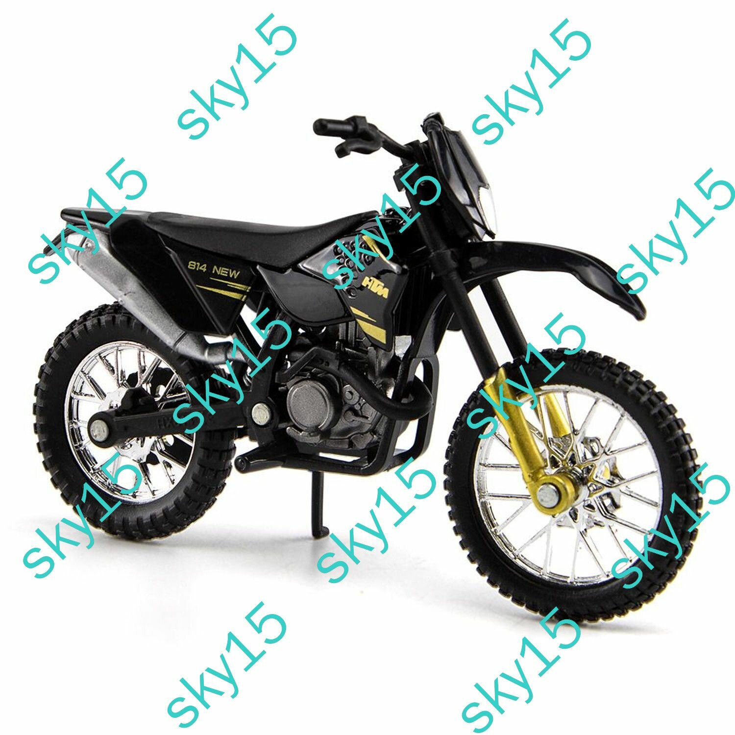 1: 18 KTM480SX-F. Сплавированные модели мини - мотоциклов. Игрушки для мальчиков. со стендом