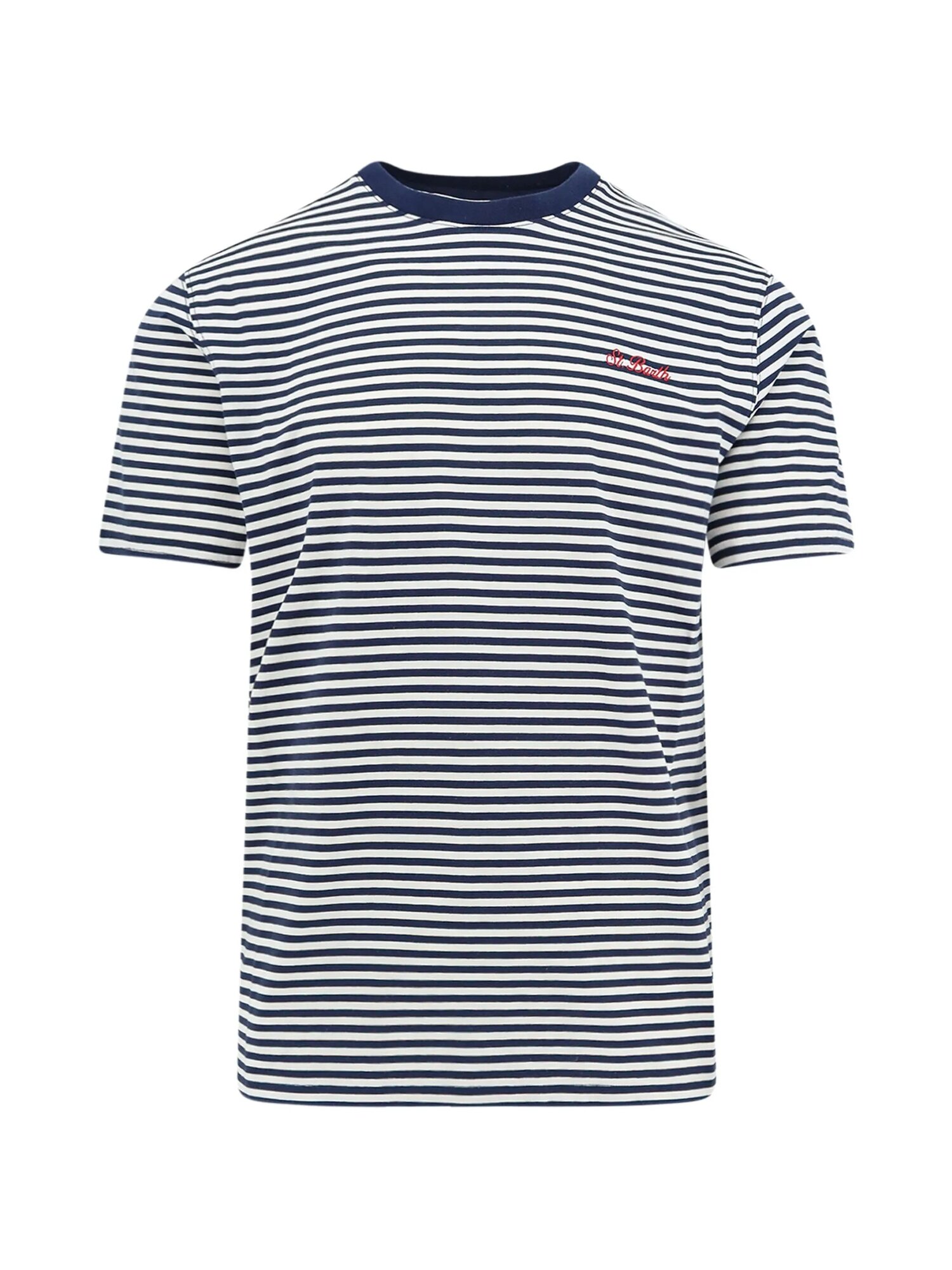 Футболка Portofino striped embroidered-logo t-shirt