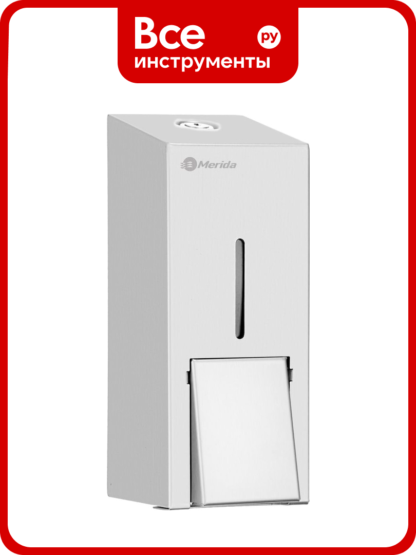Металлический дозатор жидкого мыла Merida STELLA R MINI (матовый) 500 мл DSM102. R