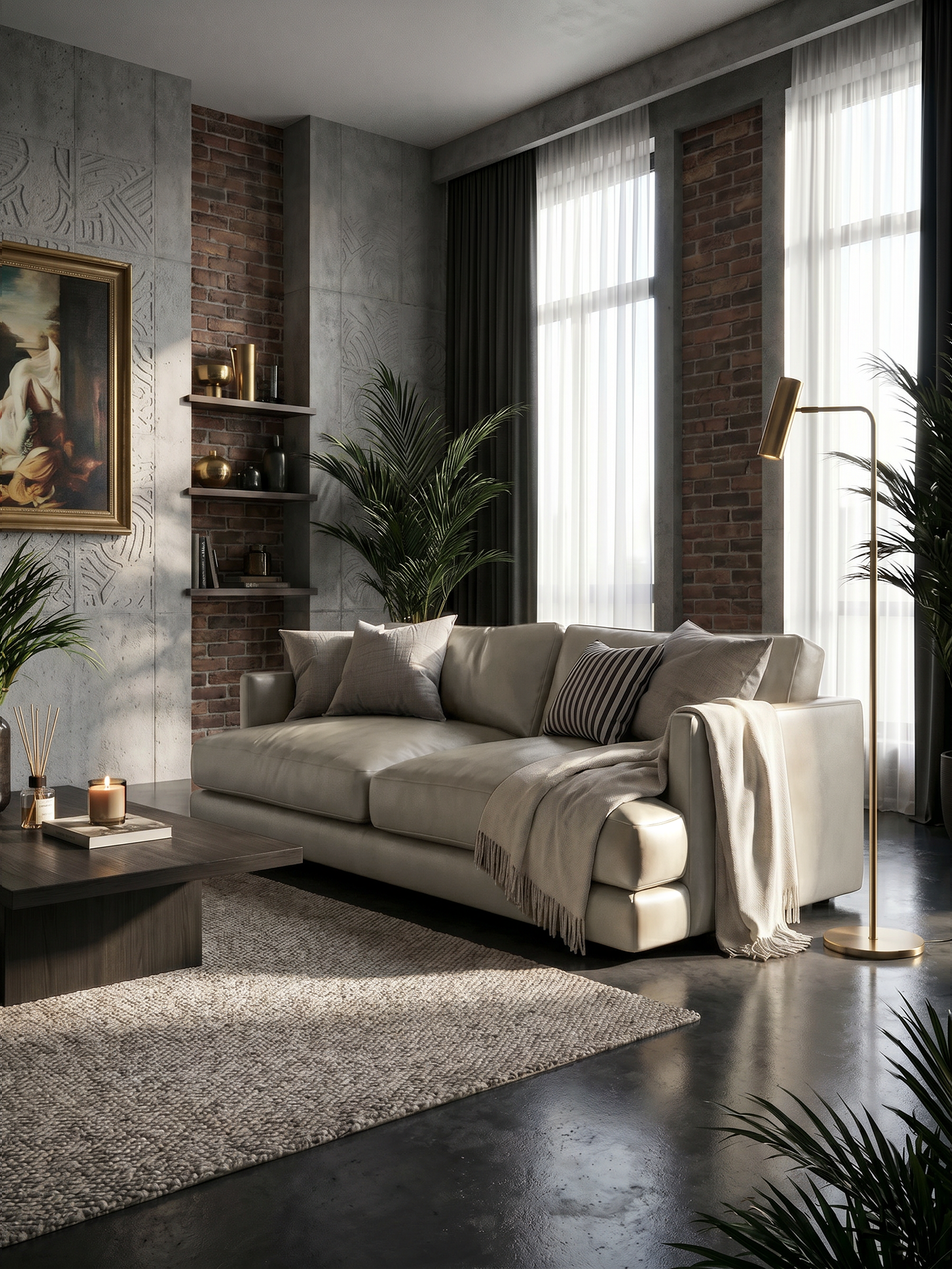 Диван Ибица Madras 1032 NOW 215x116x93 см, бежевый Натуральная кожа, еврокнижка Дом мебели для вас