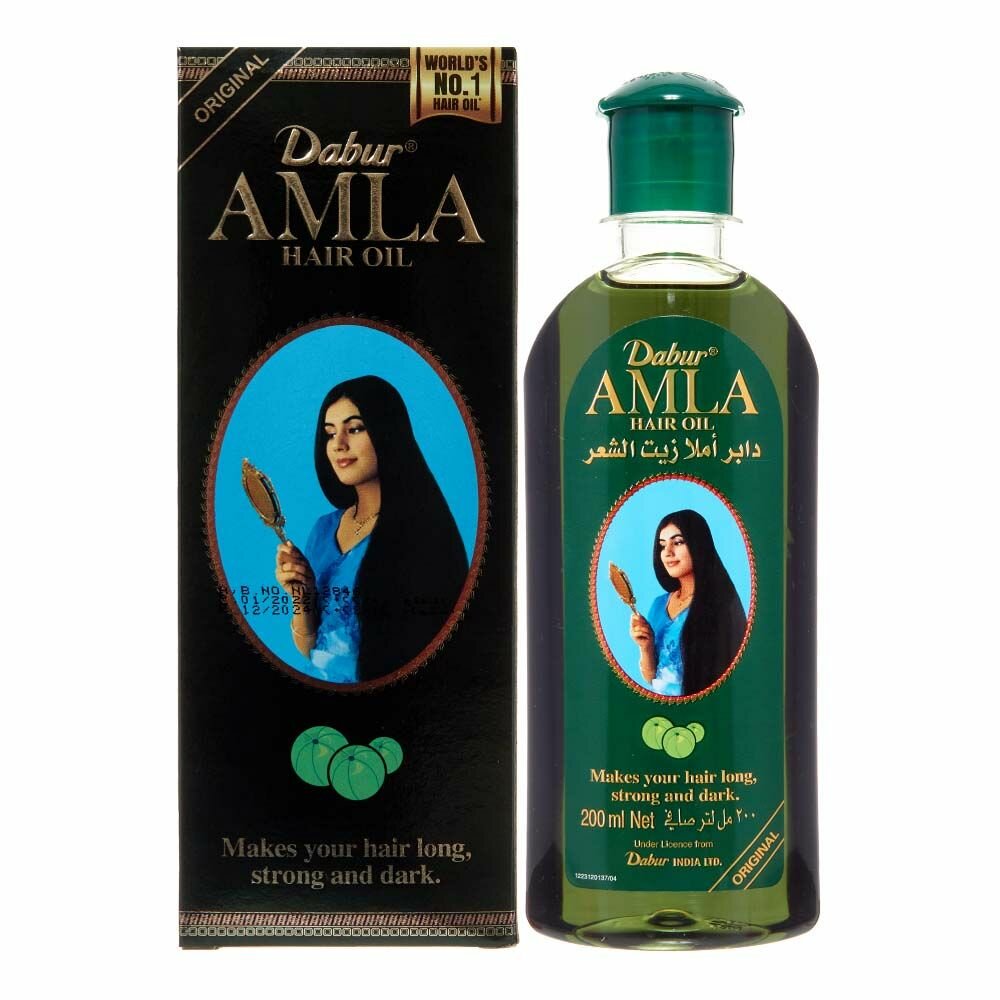 Dabur Масло для волос Amla, for long, strong, dark, 200 мл
