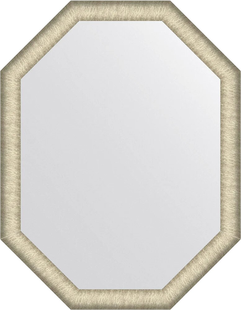 Зеркало Evoform Octagon BY 7427 70х90 70 см, бежевое, зеркало настенное в ванную