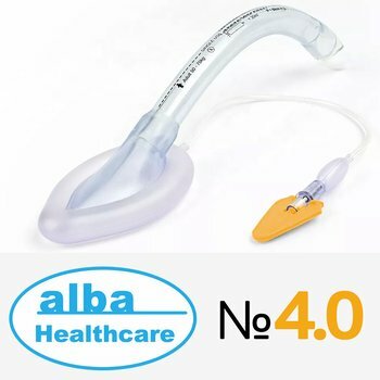 Маска ларингеальная Alba Healthcare №4.0, одноразовая, ПВХ, стерильная
