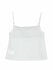 Топ LOW CLASSIC Striped lace top, размер M, white
