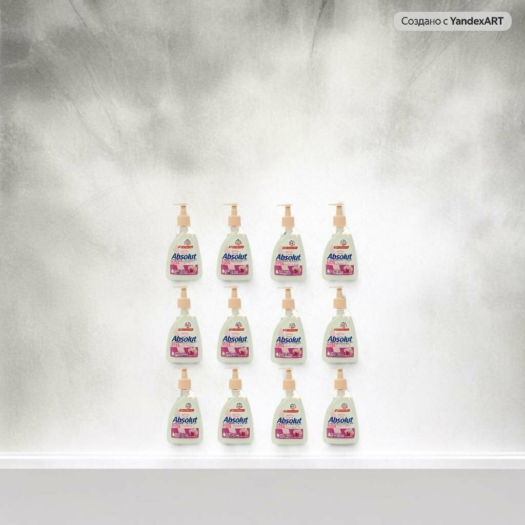 Absolut Жидкое мыло 2 в 1 Дикая Орхидея, Антибактериальный, 250 мл, 12 шт