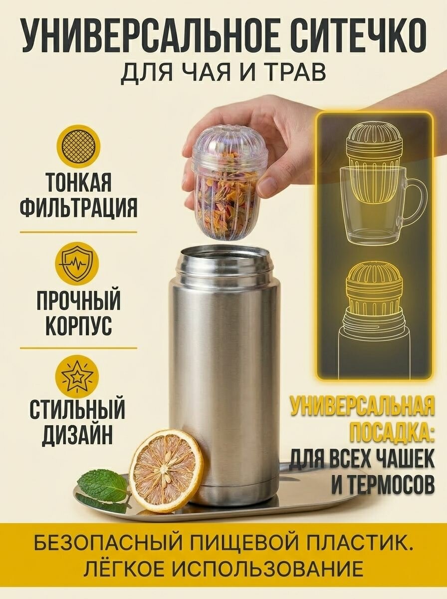 Ситечко для чая в чайник, термос. Ситечко для заваривания чая в термос.