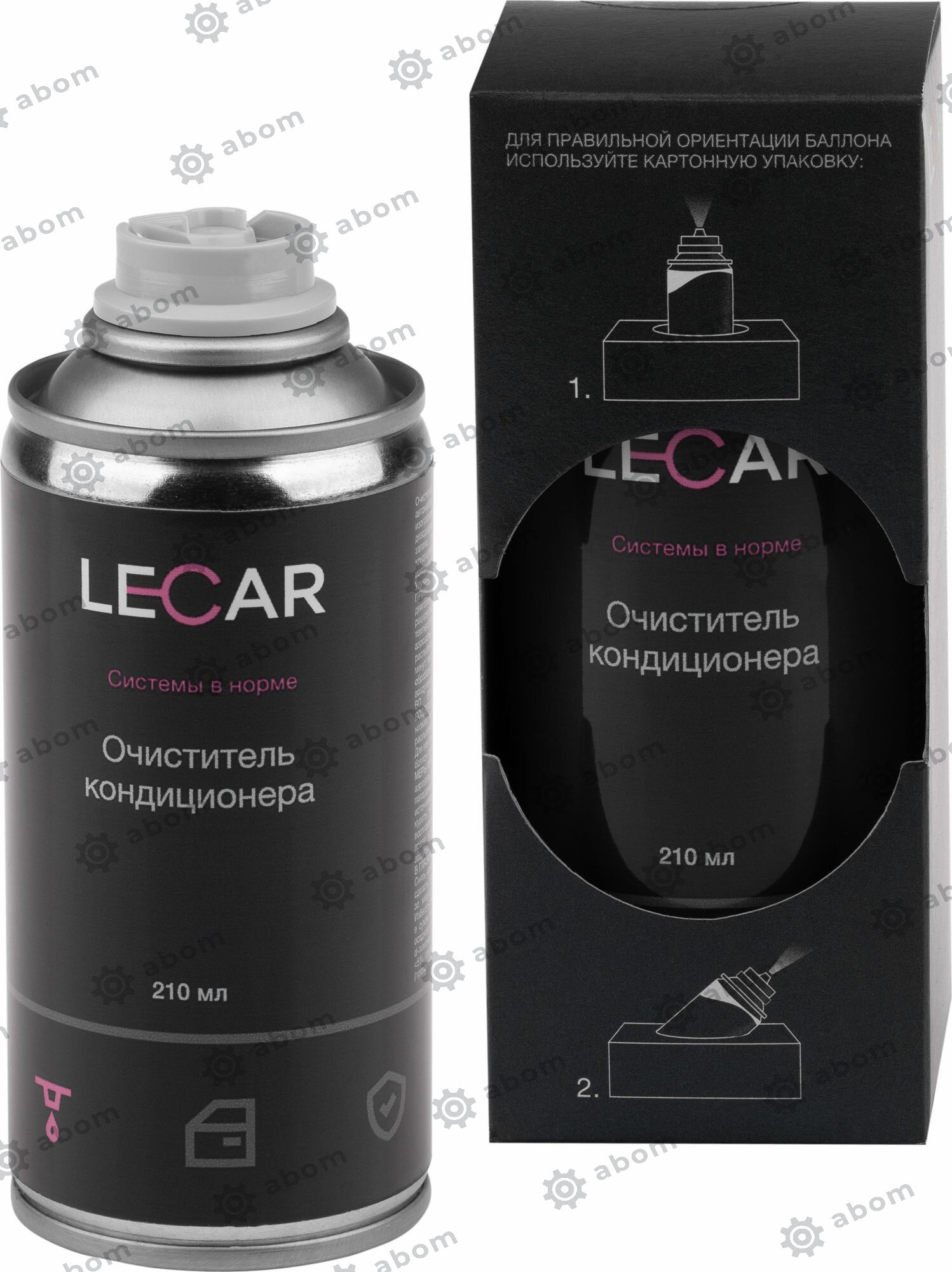 Очиститель кондиционера LECAR 210 мл. аэрозоль LECAR LECAR000011111