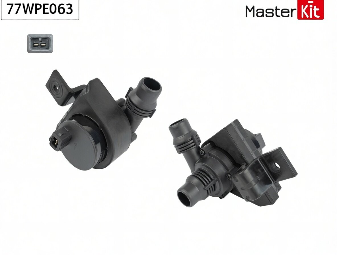 Насос водяной электрический BMW 5 (E60, E61)/6 (E63, E64) 2001 - 2010 77WPE063 MasterKit арт. 77WPE0