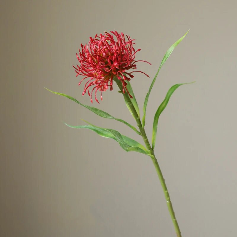 Искусственный шелковый букет цветов Красный, rose red