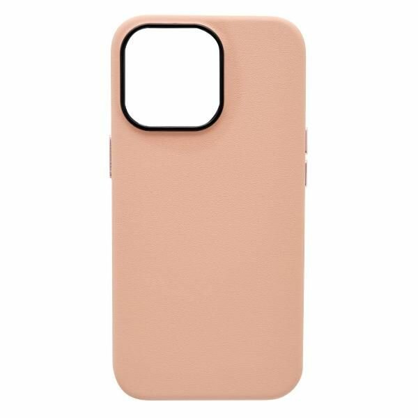 Чехол Leather Co. MagSafe для iPhone 15 Pro розовый