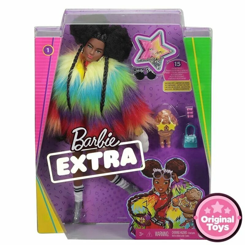 Barbie Extra Doll / Гибрид Дополнительной Куклы Барби / Куклы В Ярких Костюмах И С Преувеличенными Прическами
