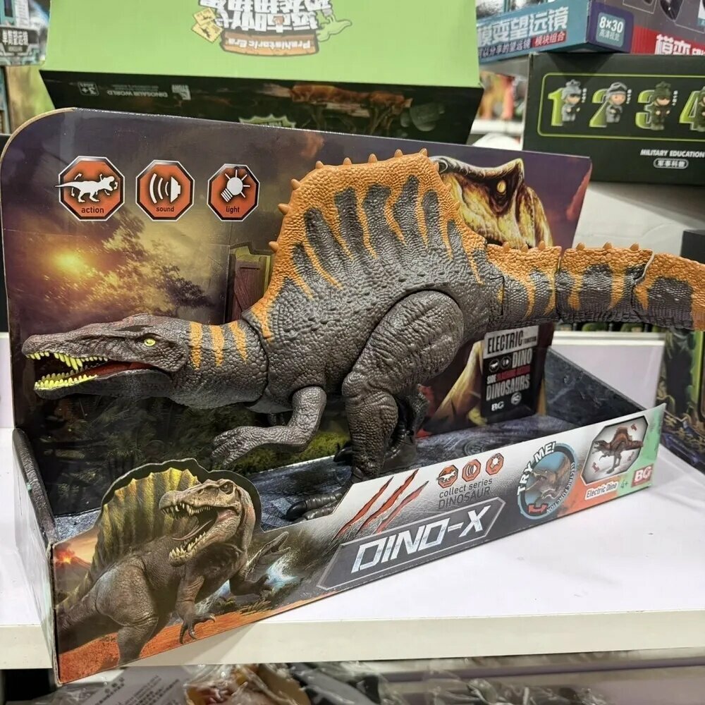 Mattel Jurassic World Rebirth Thrasher Динозавр спинозавр JGB57