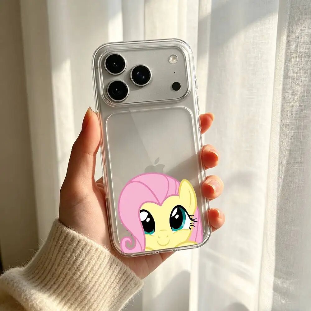 Прозрачный противоударный чехол для телефона с аниме-дизайном My Little Pony для z6, iphone14ProMax