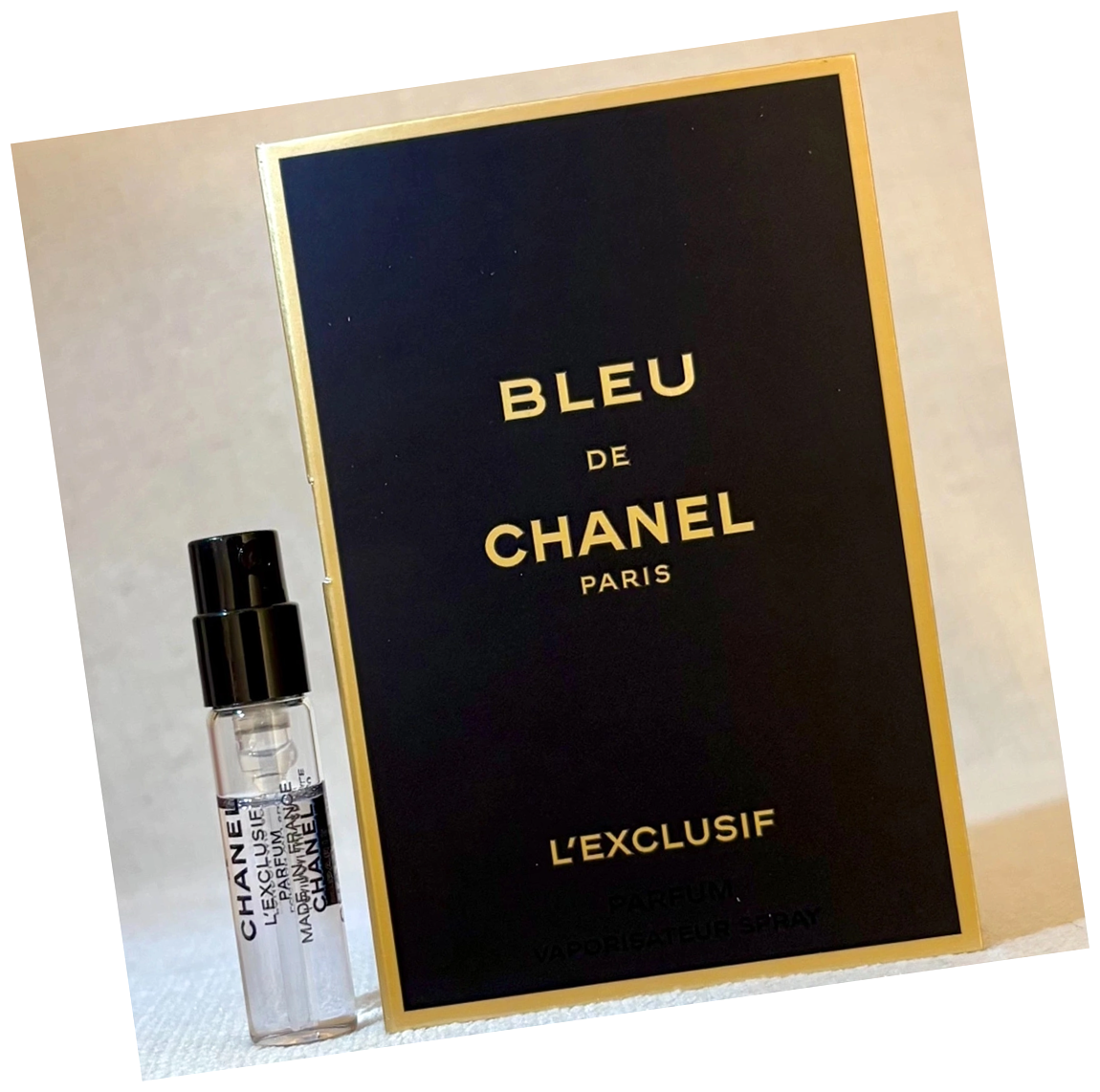 Мужской парфюм Bleu De Chanel L Exclusif от Chanel 1.5 мл миниатюра - Блю Де Шанель Л Эксклюзив