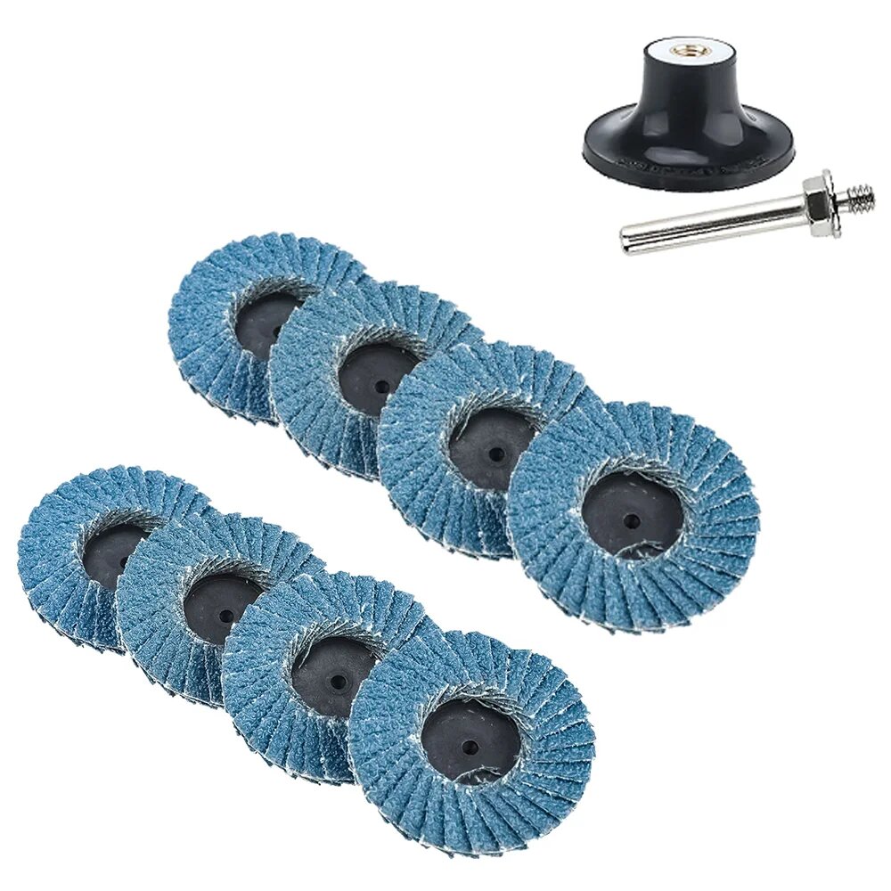 Шлифовальные диски VIBRATITE 2 дюйма, 40/60/80/120 grit, с держателем 10 Pcs