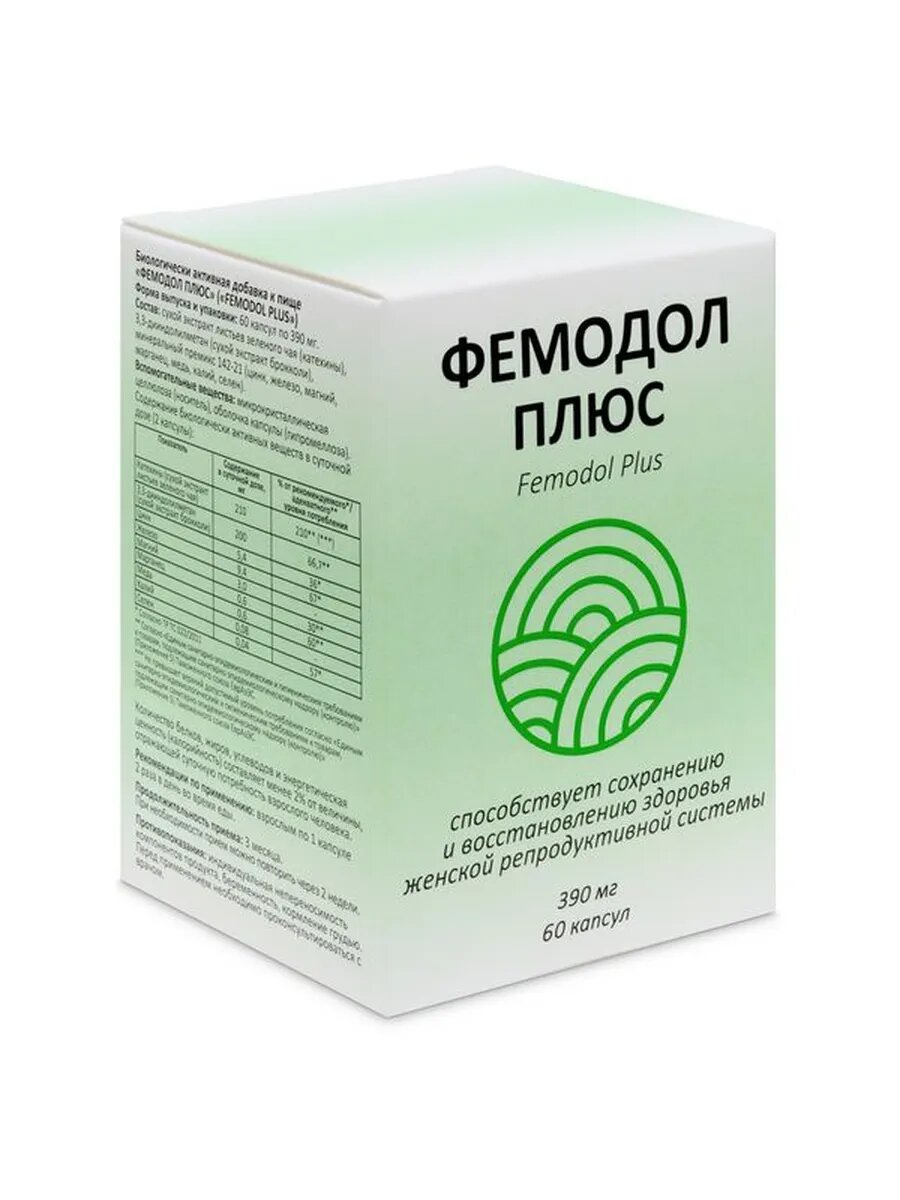 Фемодол Плюс капсулы 390мг 60шт