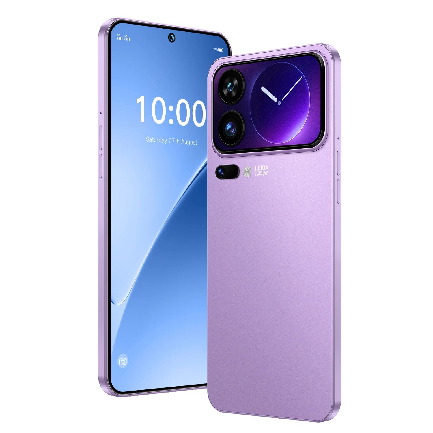 Смартфон M17 Promax 2026, 16GB/1TB, Фиолетовый