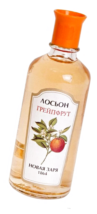 Новая Заря Грейпфрут Лосьон для лица женский 100 мл - цитрусовое парфюмированное средство для кожи