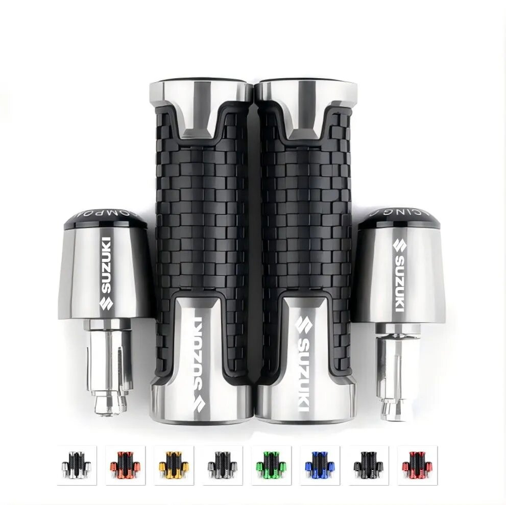 Для Suzuki GSX1250 F/SA/ABS BANDIT SV650/X GSXR1000 1989-2021, SFV650GLADIUS Bandit650S 2009-2015, аксессуаров с резиновой втулкой из алюминиевого сплава для мотоцикла Судзуки 199 200 201-0123456789