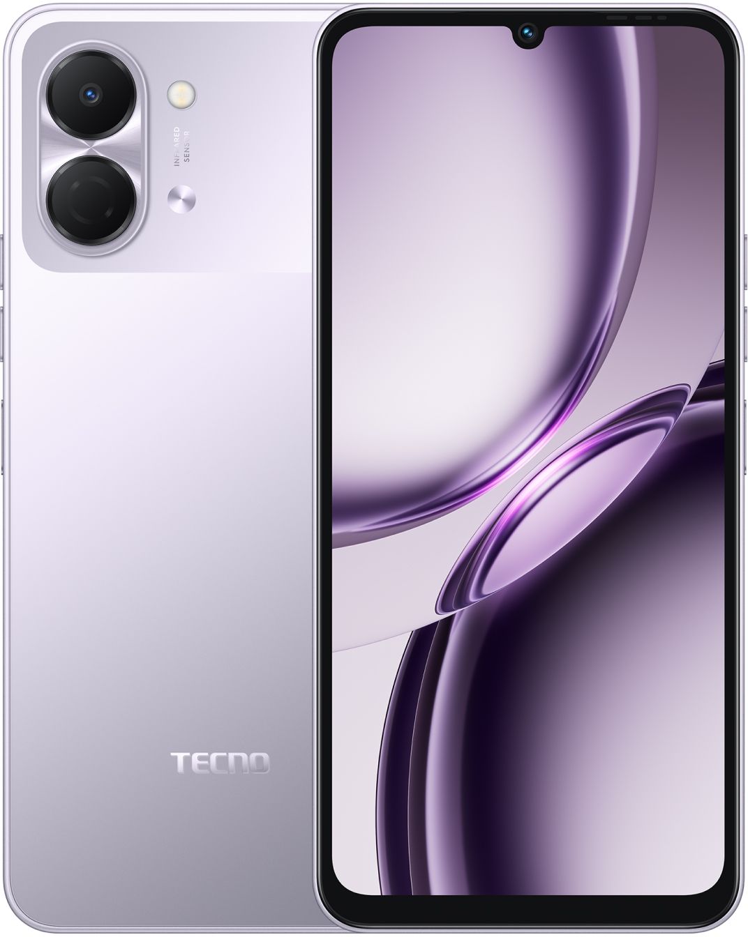 Смартфон Tecno Spark Go 3 64Gb 4Gb фиолетовый 3G 4G 2Sim 6.75" IPS 720x1600 And15 13Mpix 802.11 a/b/