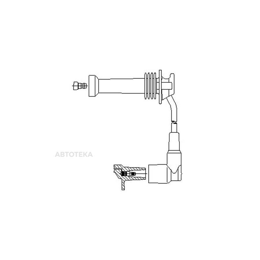 Провод высоковольтный2-й цилиндрFord FiestaFocusFusion Mazda 26 1.25-1.6 95> BREMI 8A1732