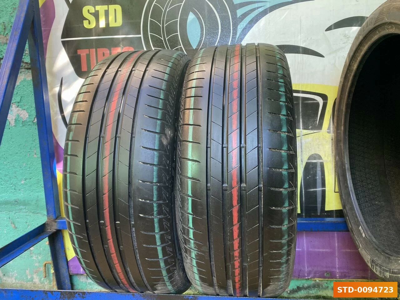 Комплект (4 шт) летних БУ шин Bridgestone Turanza T005 225/50 R18 35% износ 8279371900