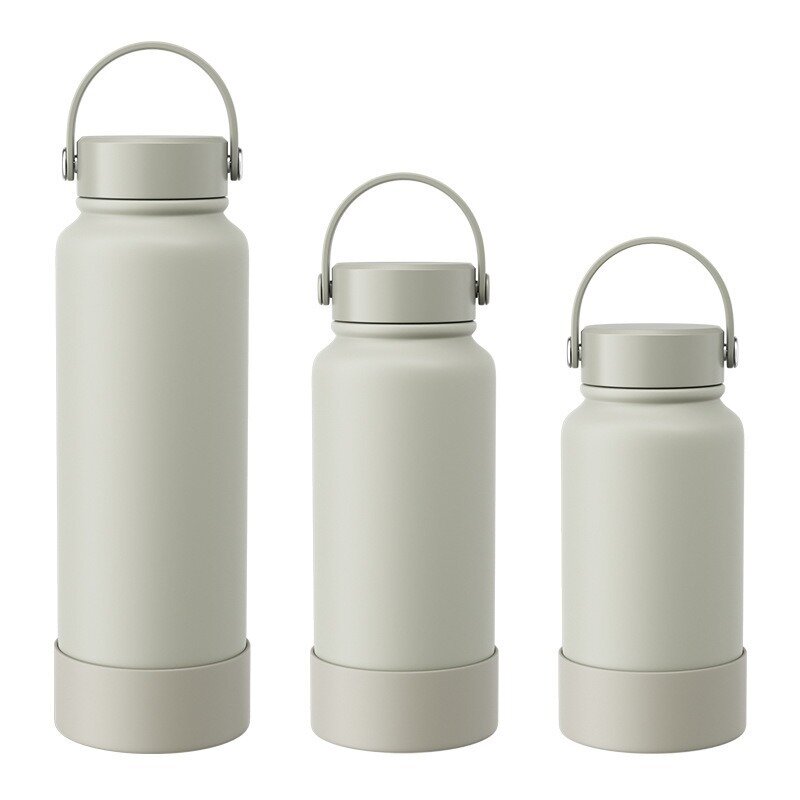 Американский стильный портативный чайник с большой вместимостью, термокружка из нержавеющей стали 304, портативная спортивная бутылка для воды для активного отдыха.