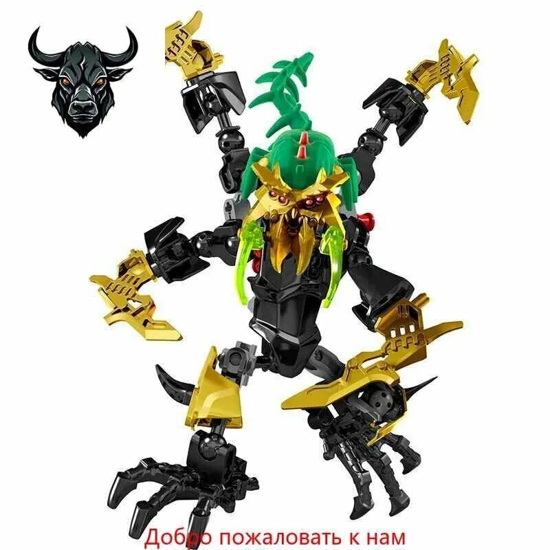 Конструктор Hero Factory Star Warrior с моделью робота-меха из строительных блоков, игрушка для детей в подарок на Рождество