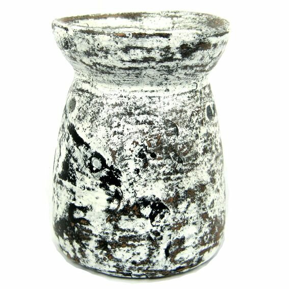 Аромалампа белая антик IN0251 (керамика, 12 см.), 1 шт.