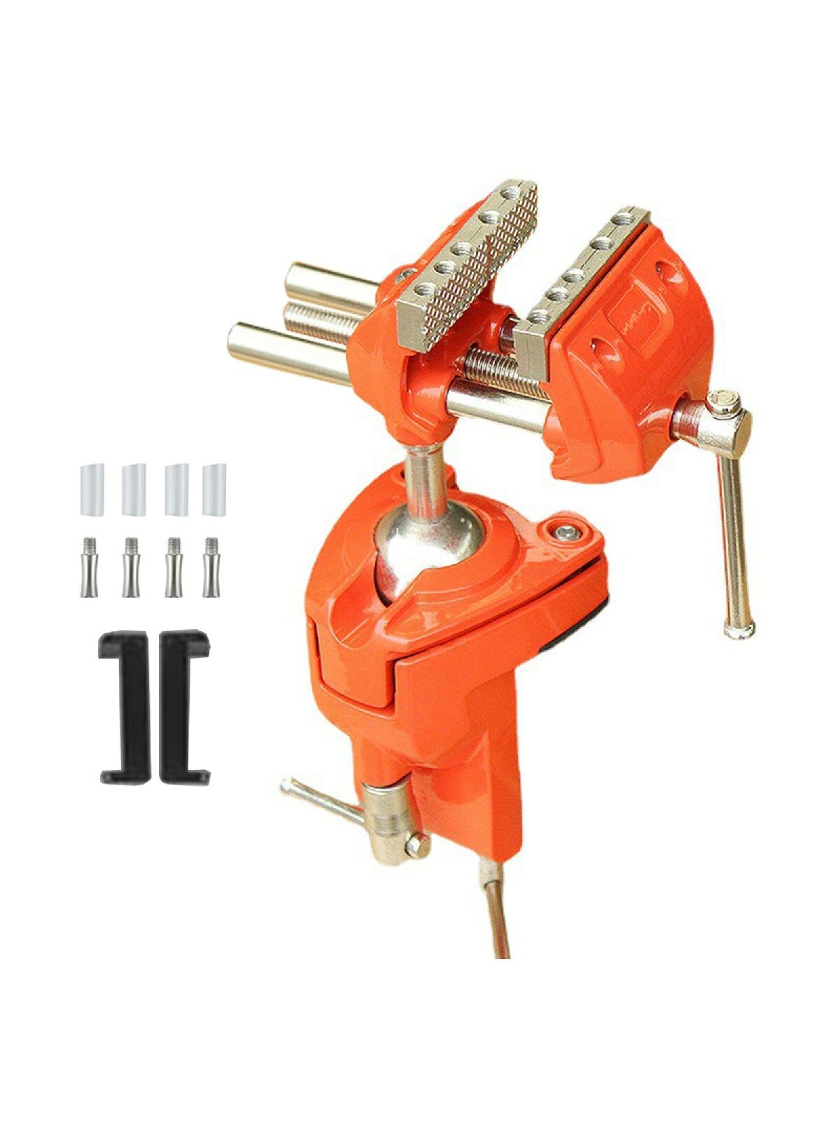 Деревообрабатывающие Зажимные Верстаки Тиски с Основанием на 360 Градусов для Мастеров-любителей