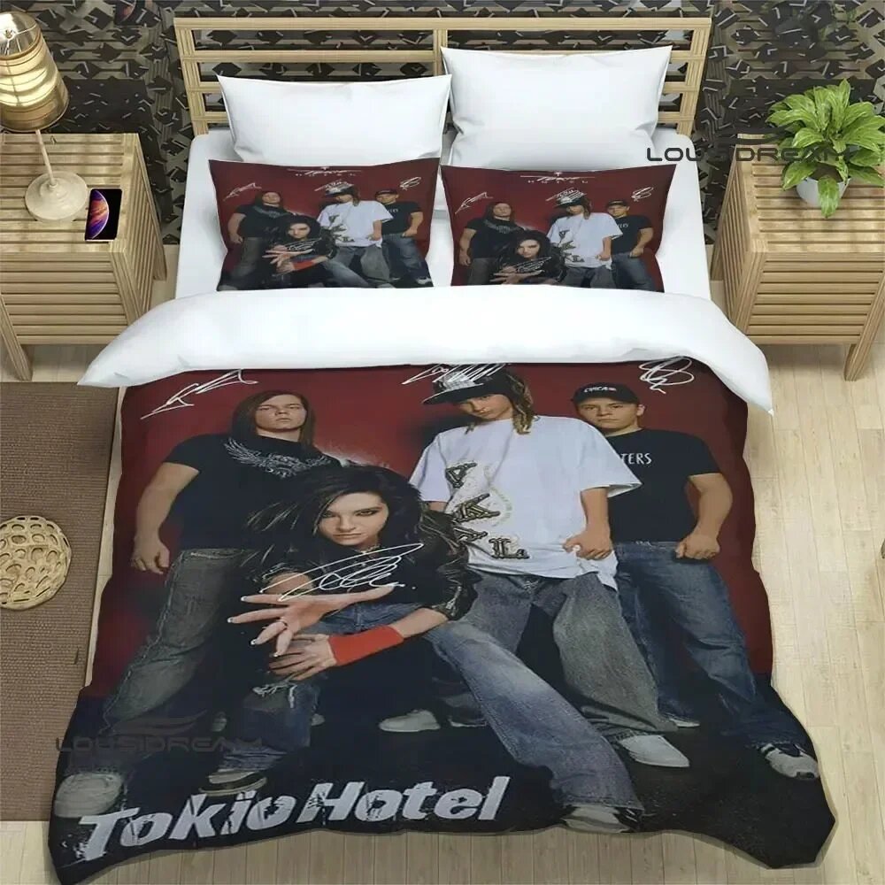 Комплект постельного белья Tokio Hotel, полиэстер/хлопок