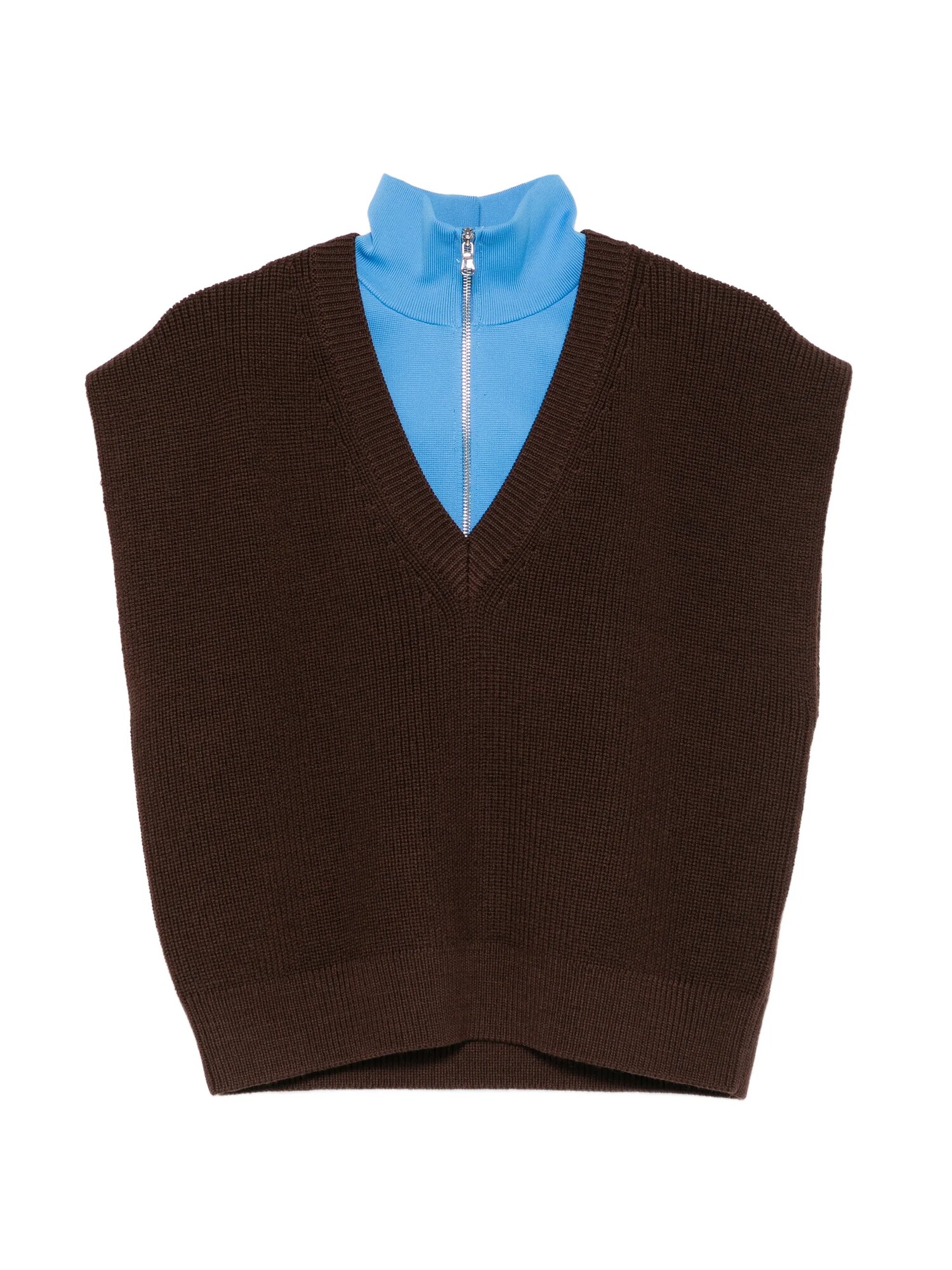 Жилет Cardigan stitch removable vest